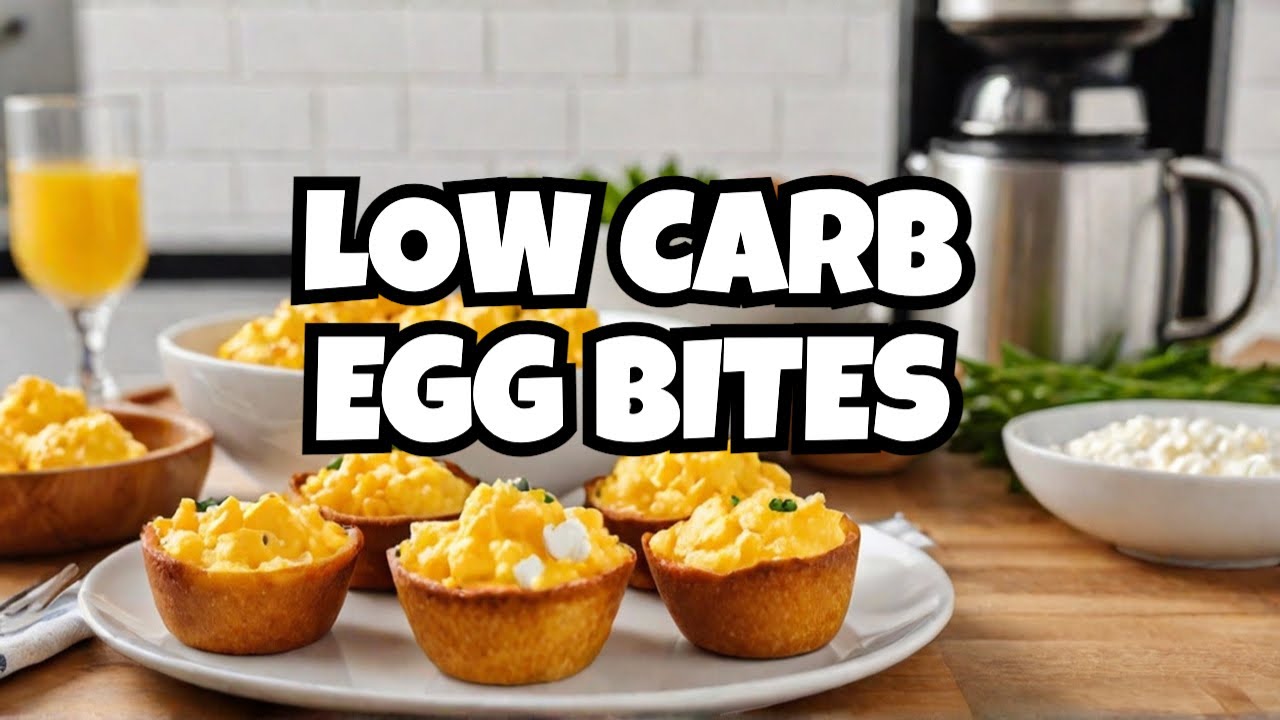 High Protein Cottage Cheese Egg Bites | Low Carb, Easy Breakfast