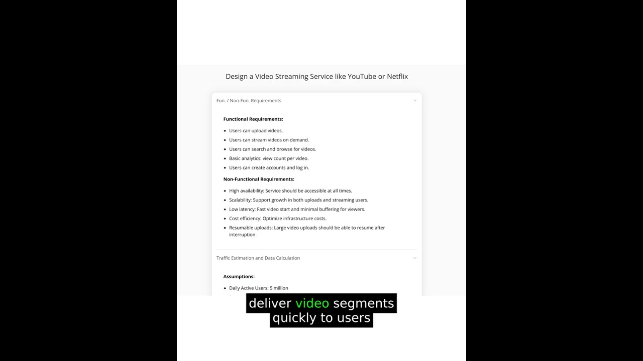 How to Design a Scalable Video Streaming Service Like YouTube or Netflix