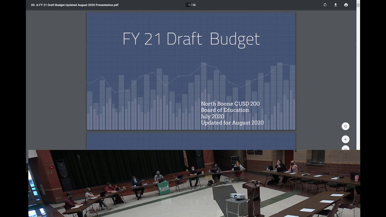 School Board Meeting August 18, 2020