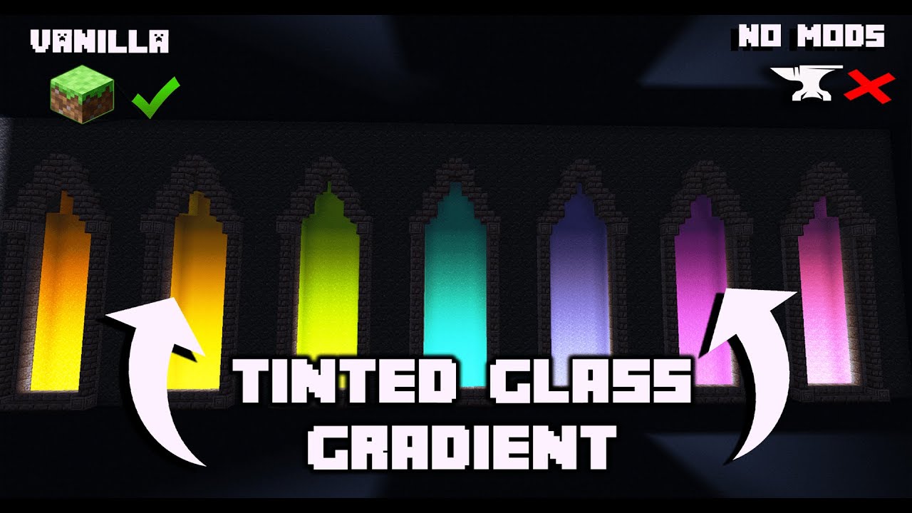 ❤︎⁠ OMBRE WINDOWS GRADIENT ♡  JAVA ONLY!   MINECRAFT TUTORIAL ♡ NO MODS REQIRED ❤︎⁠