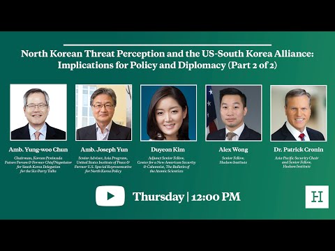 North Korean Threat Perception and the US-South Korea Alliance: Implications for Policy & Diplomacy