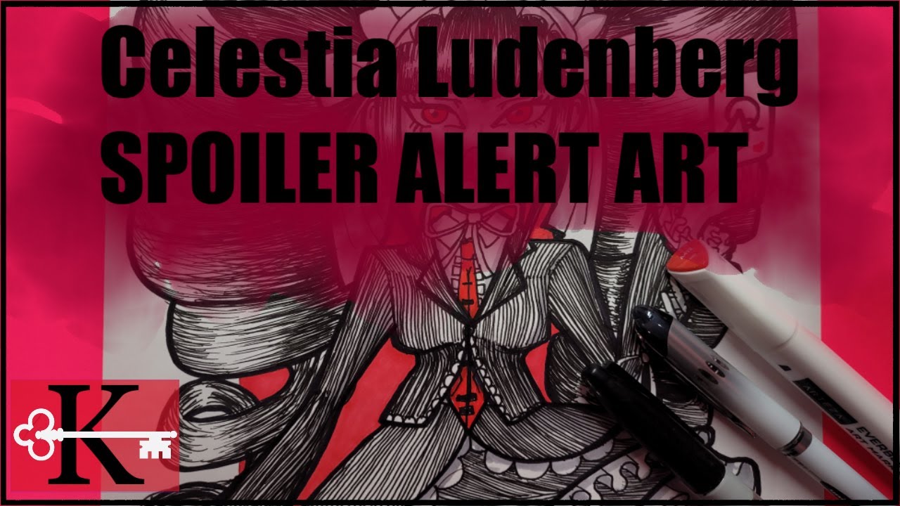 Celestia Ludenberg Spoiler Alert Art Danganronpa TTH
