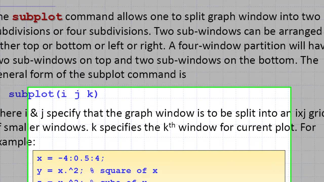 MATLAB Tutorials - Plotting with MATLAB