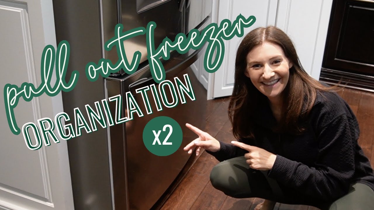 *NEW* PULL OUT FREEZER ORGANIZATION // Two French Door Freezer Organization Tips & Products
