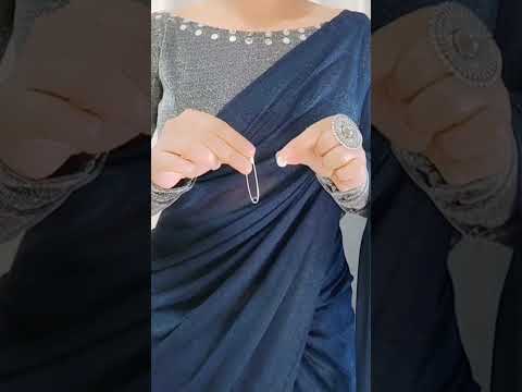 Saree Pin Hack || Safety Pin Hack || Save Your Saree From Safety Pin || Pooja Chaubey #shorts #viral