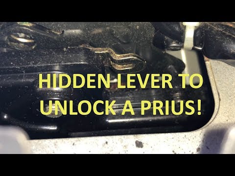 How To Open Prius Trunk With Dead Battery