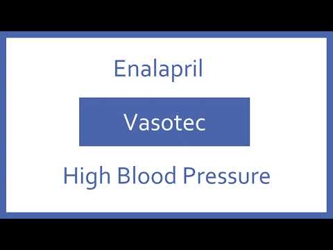 Enalapril Pronunciation - Generic Name, Brand Name, Indication (Top 200 Drugs) PTCB PTCE NCLEX Test