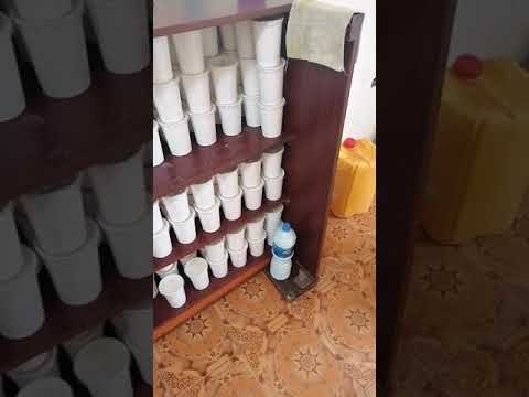 Classic ethiopian yogurt and milk shop