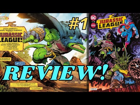 Jurassic League issue #1 REVIEW | A Justice League of DINOSAURS!