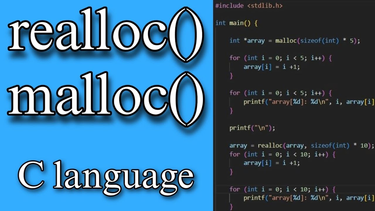 Understanding Realloc Function in C Language: Dynamic Memory Allocation