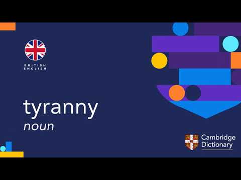 How to pronounce tyranny | British English and American English pronunciation
