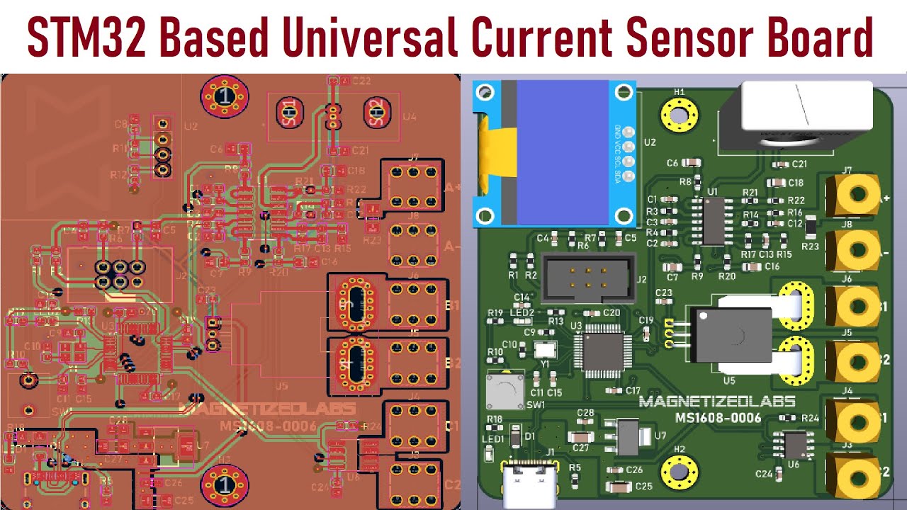 STM32 based Current Sensing Development board design in KiCAD | Magnetized Labs 06