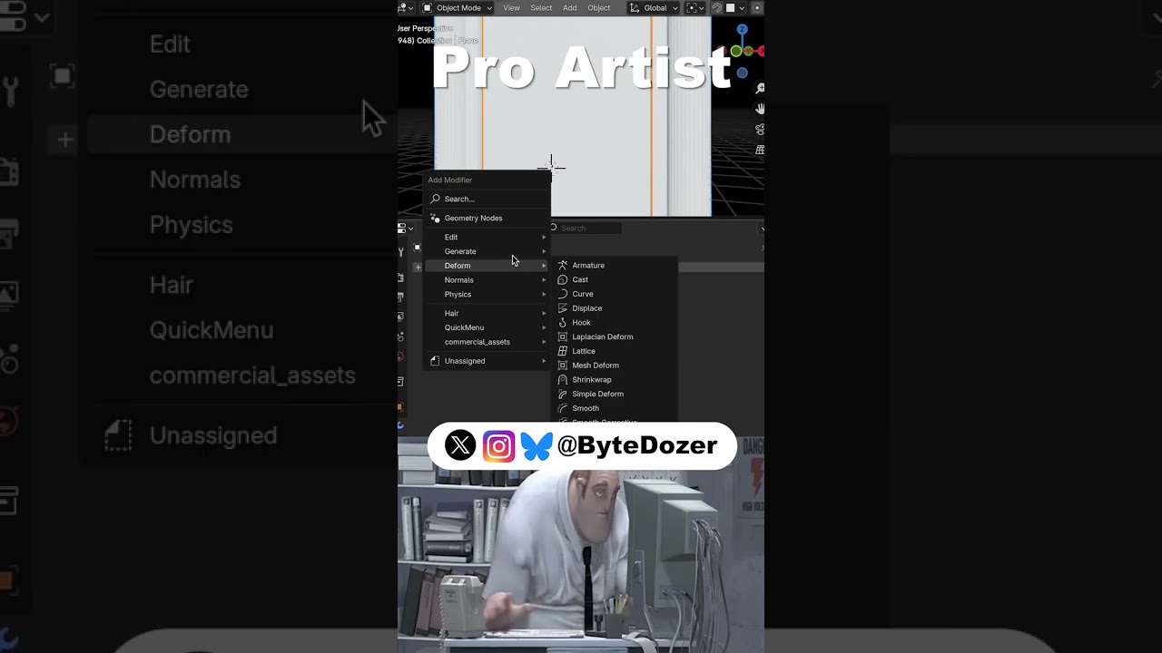 Noob vs Pro artist: Making Carvings #blendertutorial #blender #blendercommunity #blender3d #b3d