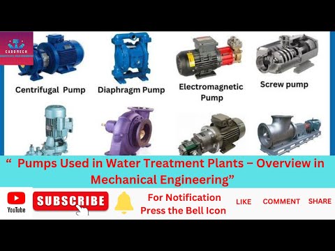 Pumps in Water Treatment Plants Types,