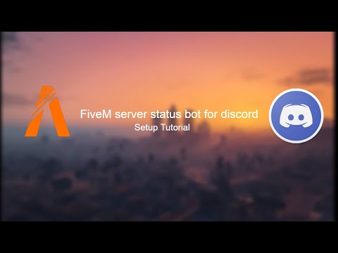How to set up my FiveM status bot