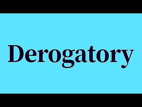 Derogatory Pronunciation and Meaning