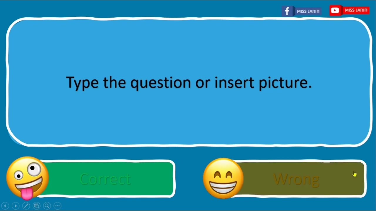 Answer with Emoji | Editable Template