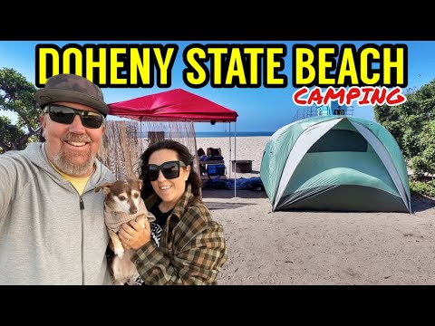BEACH CAMPING! DANA POINT, CALIFORNIA | DOHENEY STATE BEACH- FULL TRIP/REVIEW 2025