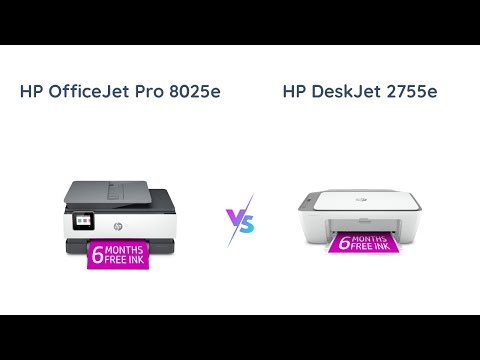 HP OfficeJet Pro 8025e vs HP DeskJet 2755e: Which Printer to Choose?
