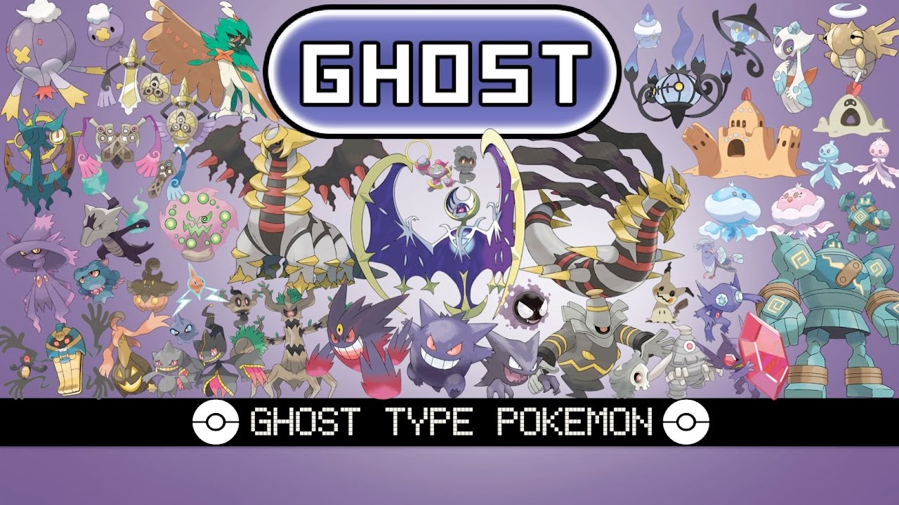 All Ghost Type Pokémon