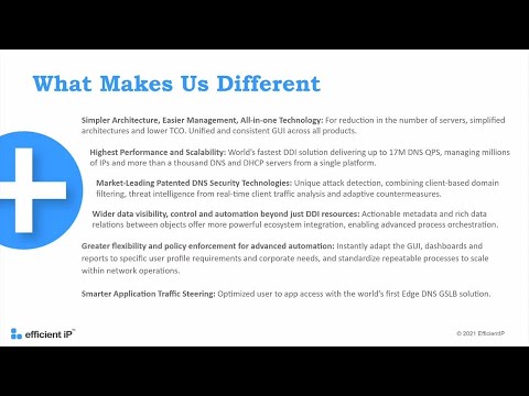 EfficientIP Company Overview with Kirk Appelman