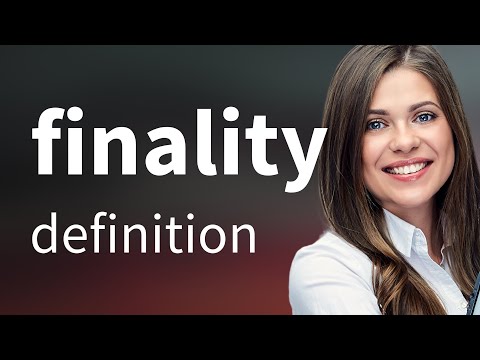 Finality | FINALITY meaning