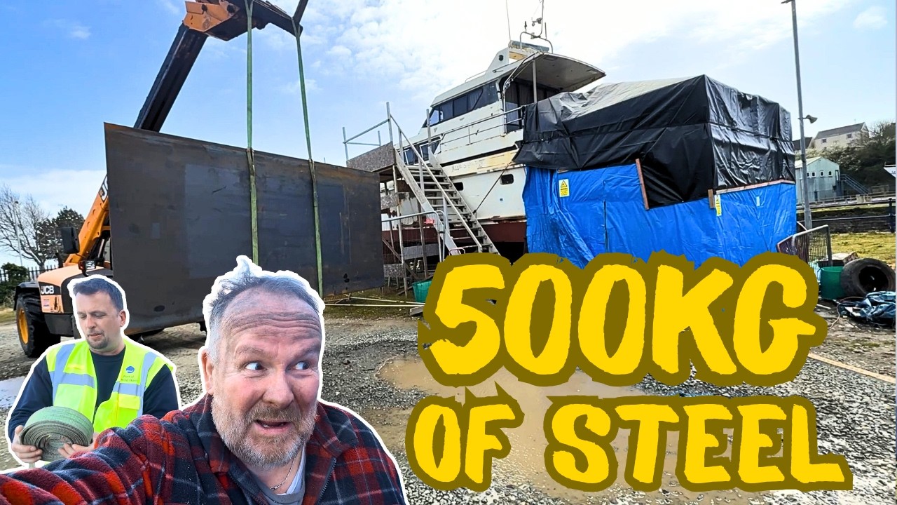 ONE Man vs 500kg of STEEL: Installing the Swim Platform
