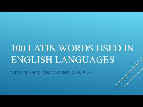 Top 100 Latin Words You Should Know: Meanings, Pronunciations & Examples