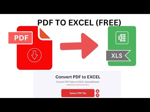 How to Convert Any PDF to Excel for Free | Quick & Easy Tutorial Using iLovePDF