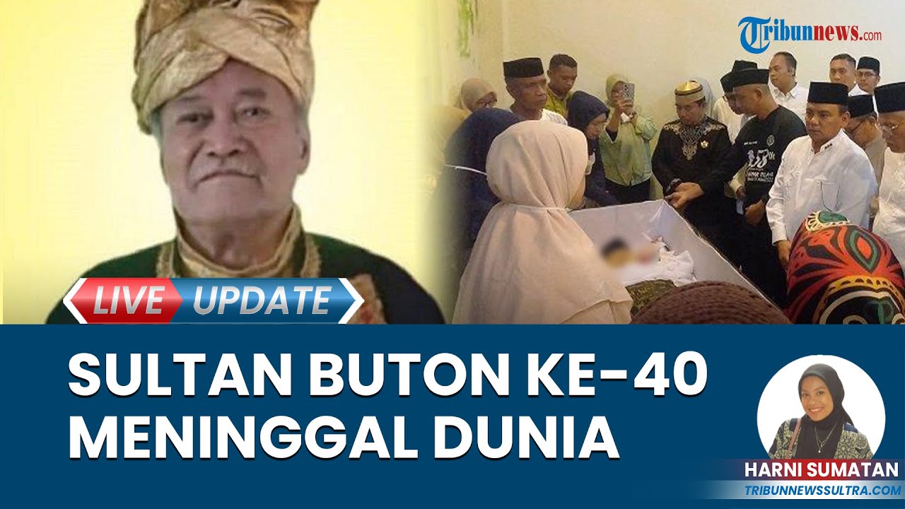 Detik-detik Jenazah Sultan Buton ke-40 Tiba di Rumah Duka, Disambut ...