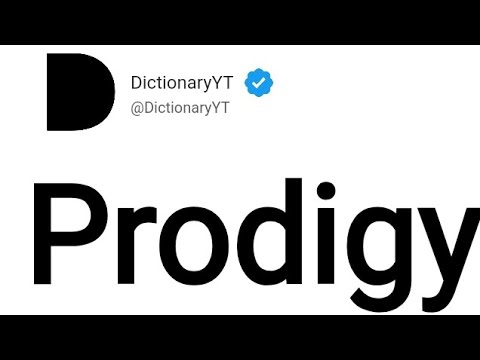 Prodigy Meaning in English