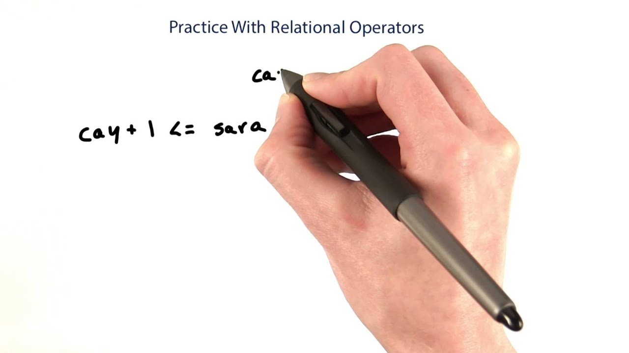 Practice With Relational Operators - Intro to Java Programming