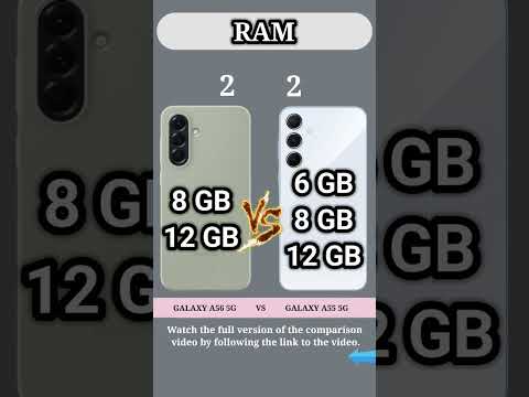 Galaxy A56 5G vs Galaxy A55 5G #smartphonecomparison #technology #techreview