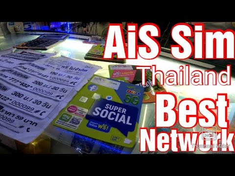 AiS Sim Card#Best Network#In Thailand