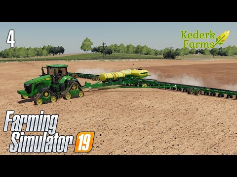 8RX & DB120 planting cotton on Newlin, TX by Txzar Mapping!
