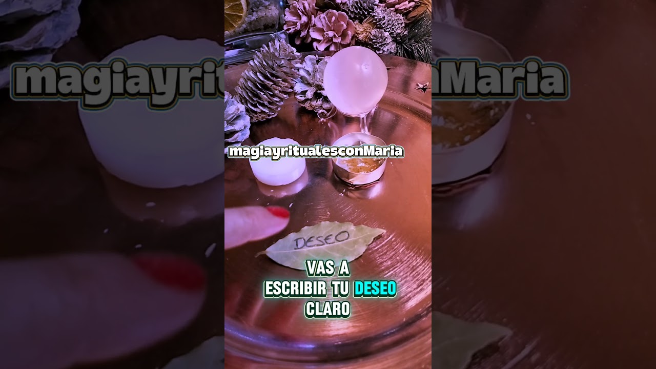 VELA de la BUENA SUERTE #magiablanca #witch #bruja #buenasuerte #rituales #vela
