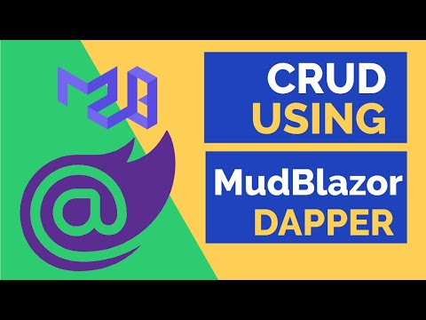 Learn MudBlazor CRUD Operation using Dapper in Blazor || BCL - Mind Luster