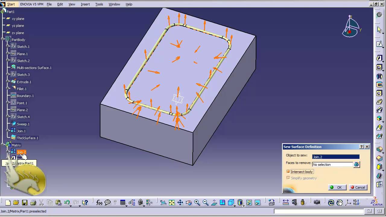 003 Sew Surface Offset