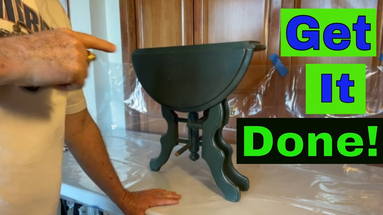 Drop Leaf Table Refinish Get It Done Challenge