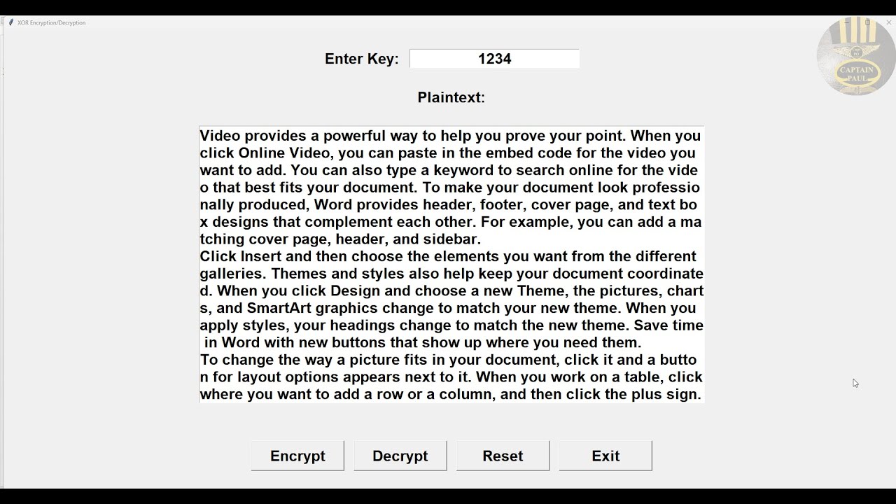 How to Create Encryption and Decryption App  with Tkinter in Python