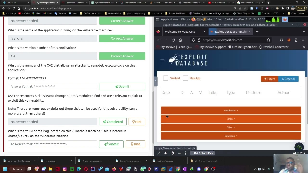 Vulnerability Capstone - TryHackMe  -  (Jnr Pentest Path)