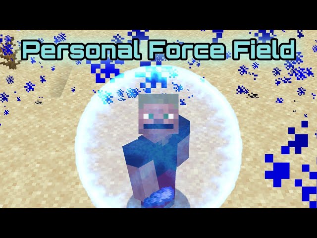 Personal Force Fields Minecraft Data Pack