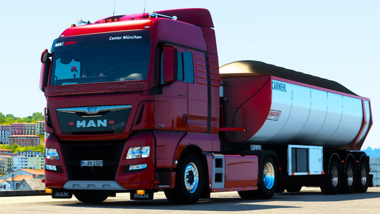 ETS2 | MAN TGX E6 2015 by Gloover v1.2 And Carnehl Trailer [1.40] | ProMods 2.52