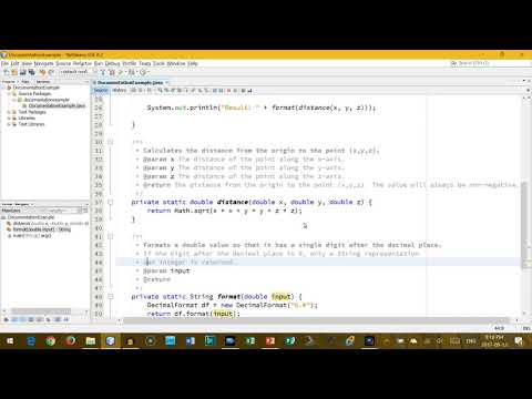 Documentation in Java