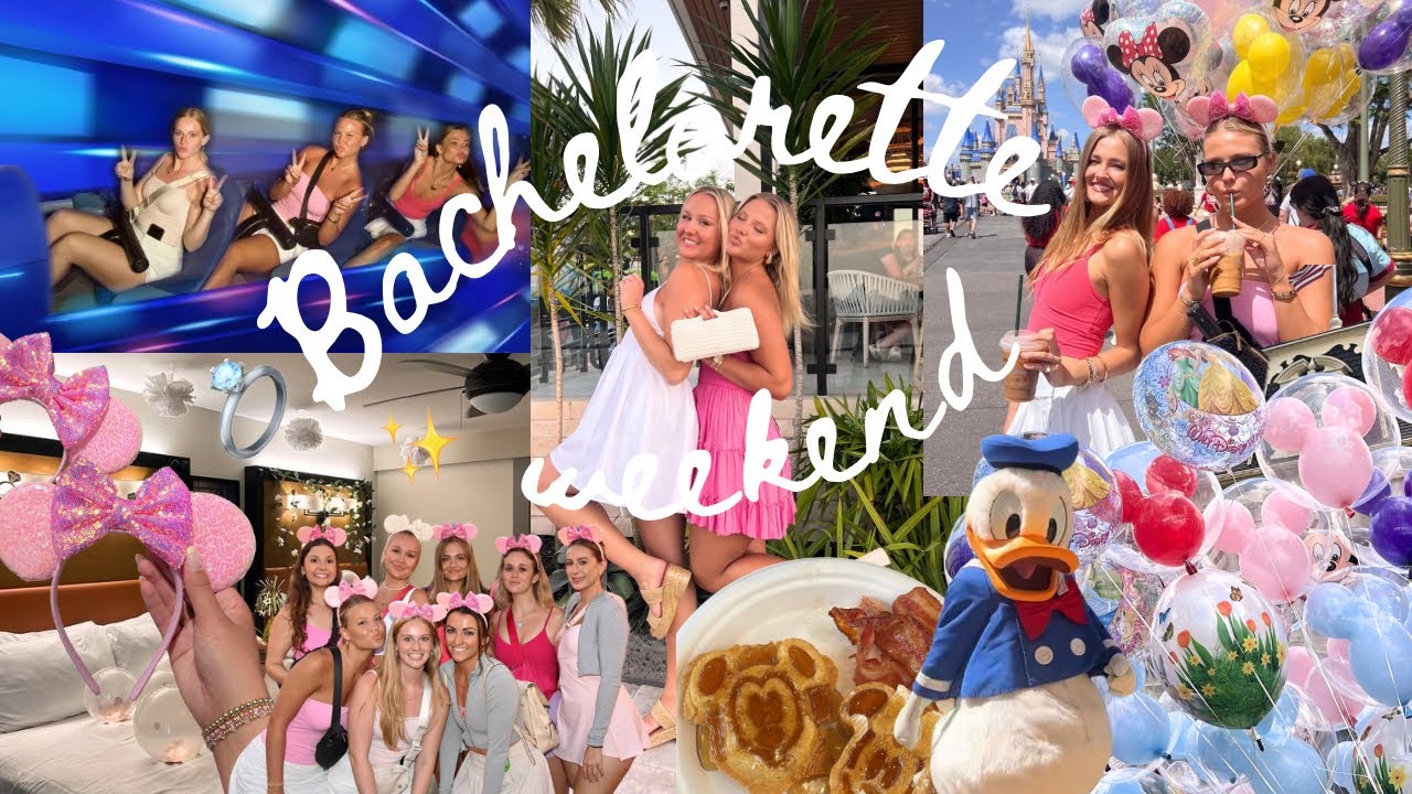 my sister's DISNEY BACHELORETTE WEEKEND💍✨🎠