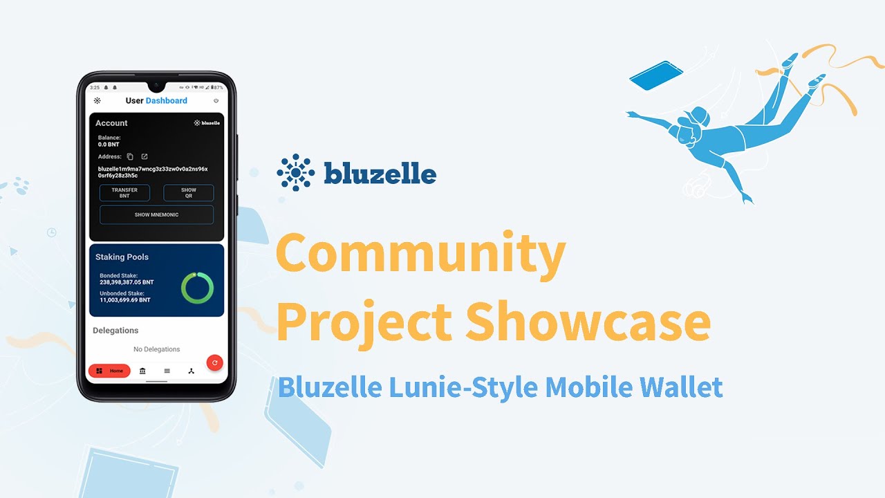 Bluzelle Community Project Showcase - Bluzelle Lunie-Style Wallet Demo