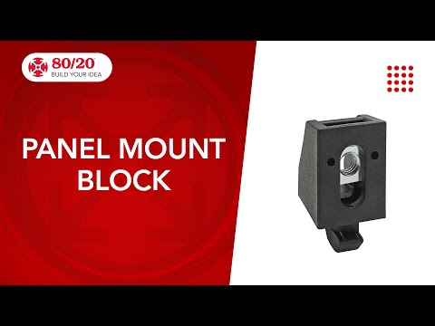 80/20: Panel Mount Blocks