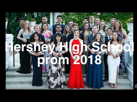 Hershey High School students at the 2018 prom at the Hotel Hershey