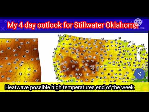 My daily weather outlook for Stillwater Oklahoma area 9/8/21