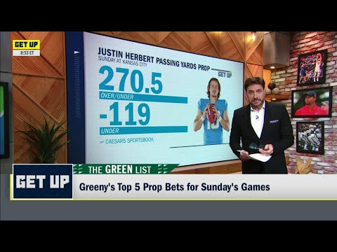 Greeny gives his top 5 prop bets for Week 7 of the NFL season 💰 | Get Up